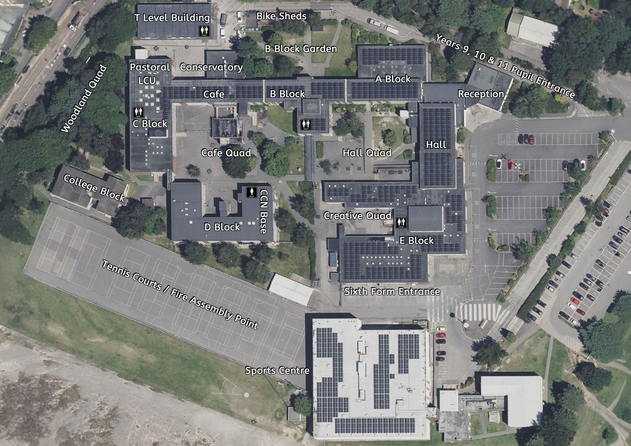 School Map - Ferndown Upper School
